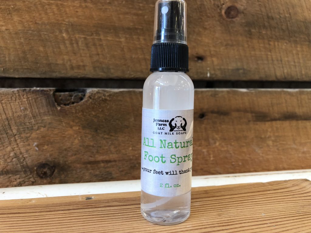 Natural Foot Spray (2oz) - Jenness Farm Blog